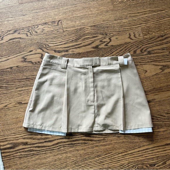 Skirts | Khaki Y2k Tan Micro Mini Skirt Size Medium | Poshmark